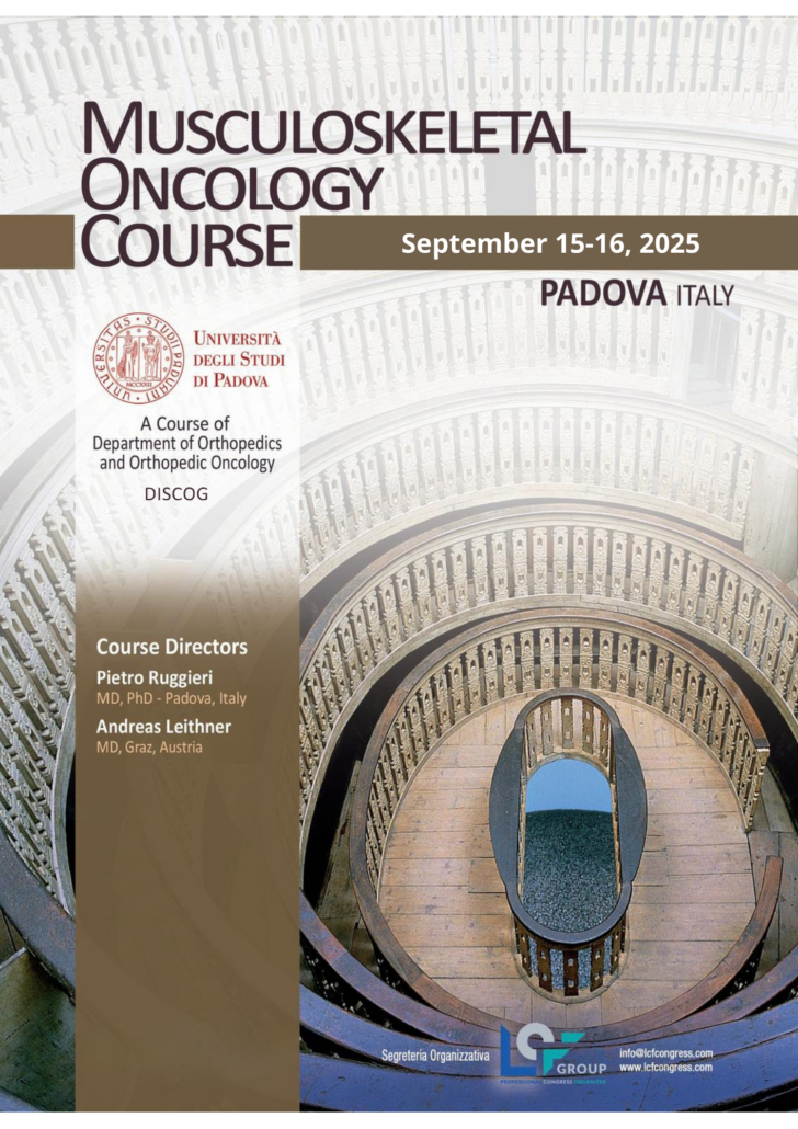 Musculoskeletal Oncology Course 2025Padova, 15-16 settembre 2025Pietro ...