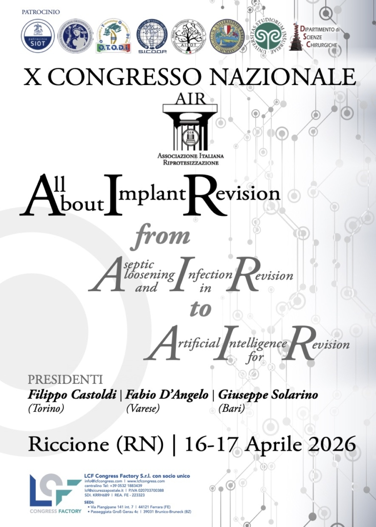 X CONGRESSO NAZIONALE A.I.R. Riccione, (RN) 16 - 17 aprile 2026 Filippo ...